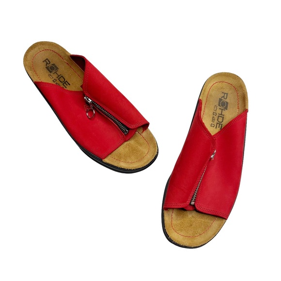 ROHDE | Shoes | Rohde Zipper Slip On Sandal | Poshmark